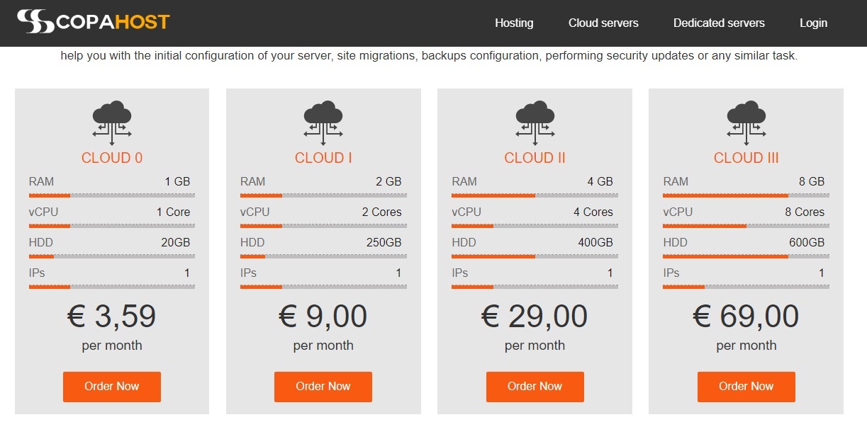VPS vs Dedicated Server comparison - Copahost VPS vs Dedicated Server comparison - Copahost
