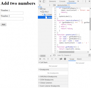 How to debug Javascript in Chrome: Examples and screens - Copahost