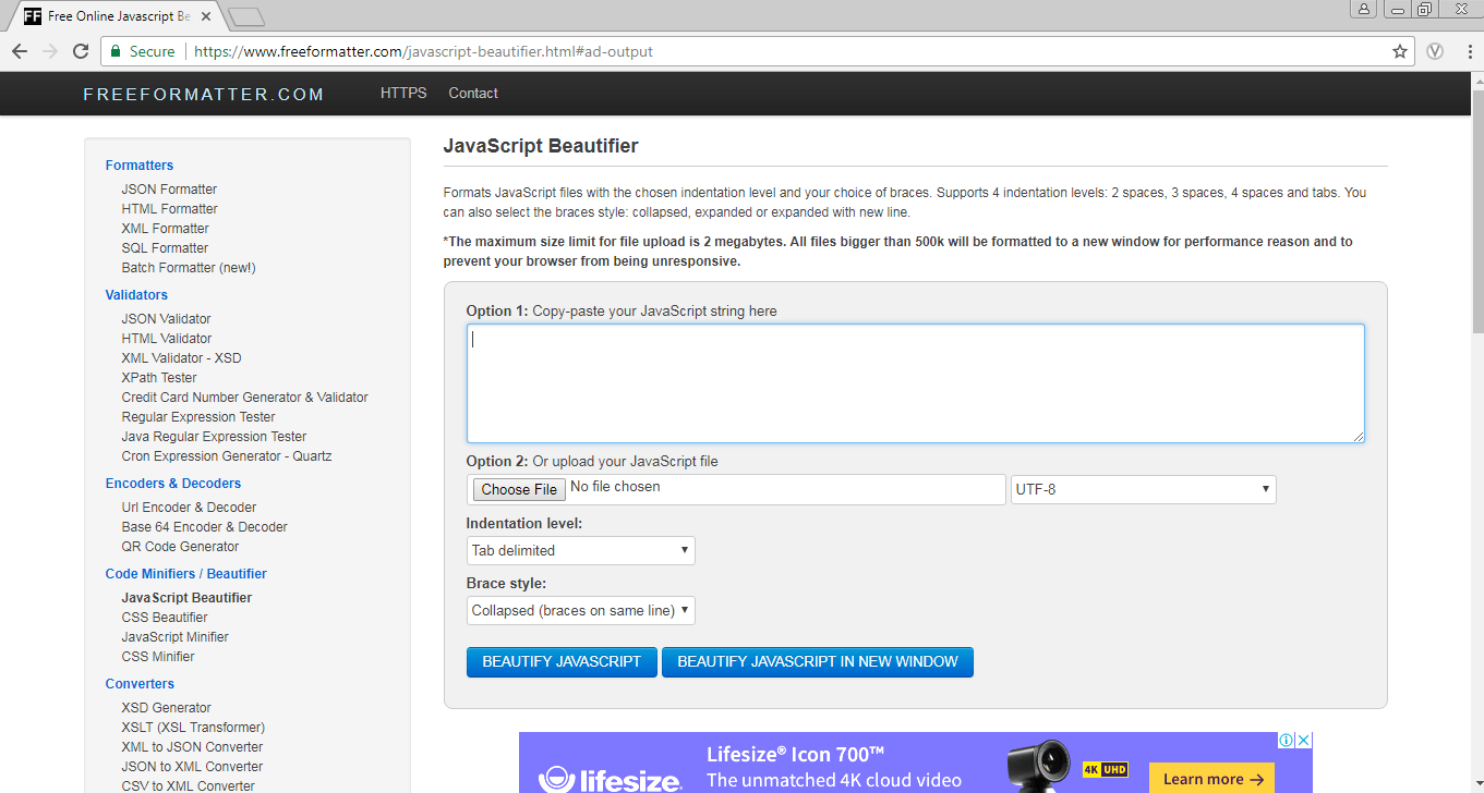 JavaScript beautifiers: The best 5 tools available - Copahost