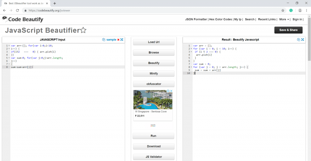 JavaScript beautifiers: The best 5 tools available - Copahost