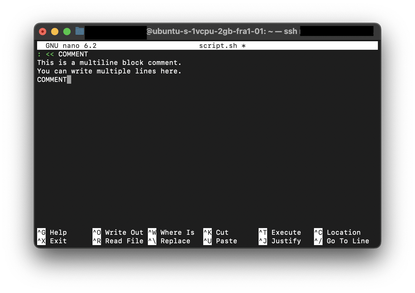 Bash commenting: 3 ways to use comments - Copahost