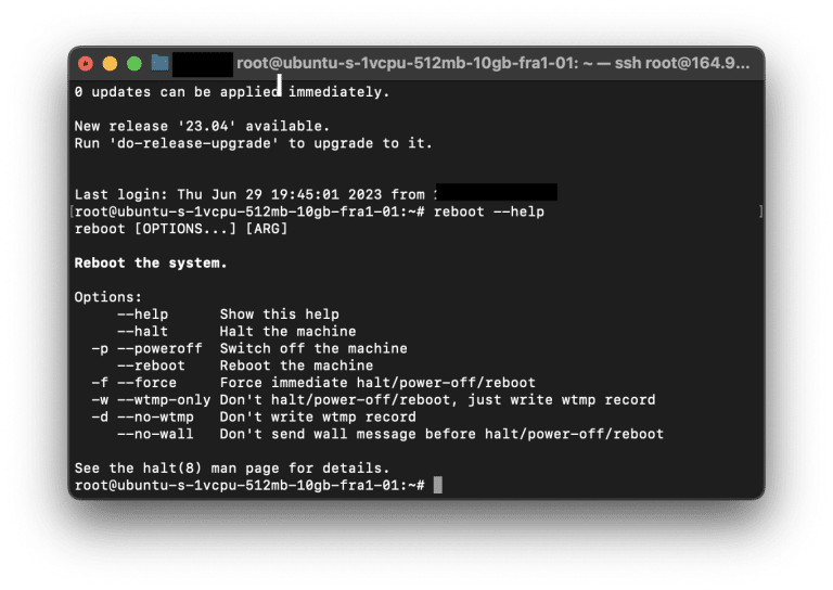 Linux Reboot Command: 8 easy methods - Copahost